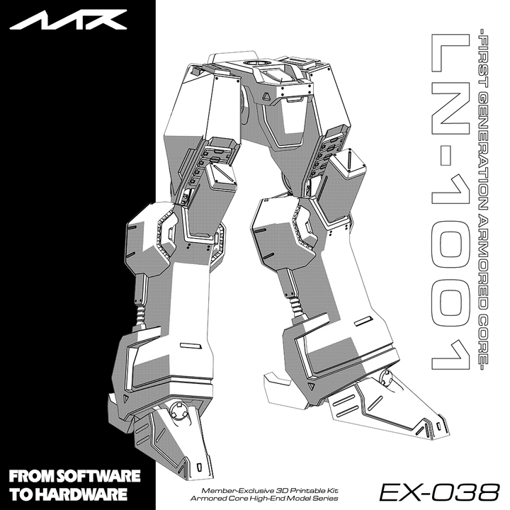 3D Printable EX-038 LN-1001 by To Hardware